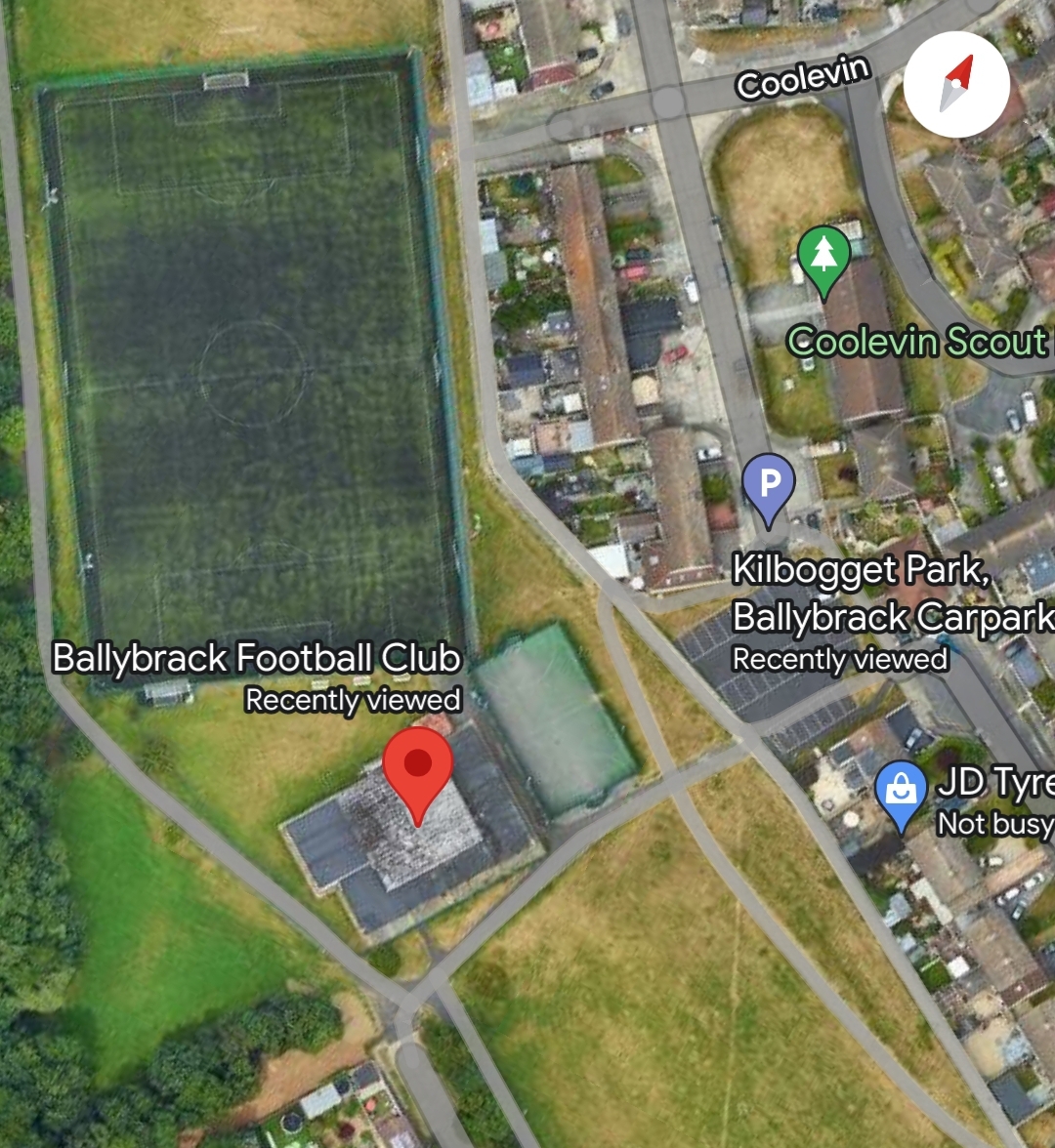 Location – Ballybrack Football Club